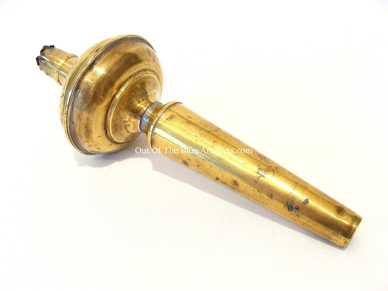 A Ball & Peg Oil Cap Lamp – Out Of The Blue Artifacts