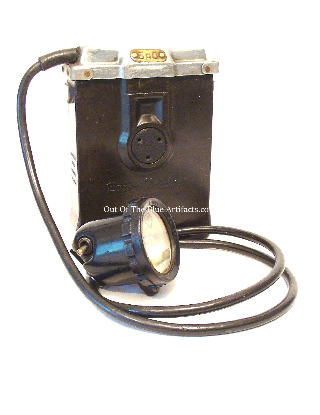Miners Battery – Cap Lamp – Out Of The Blue Artifacts