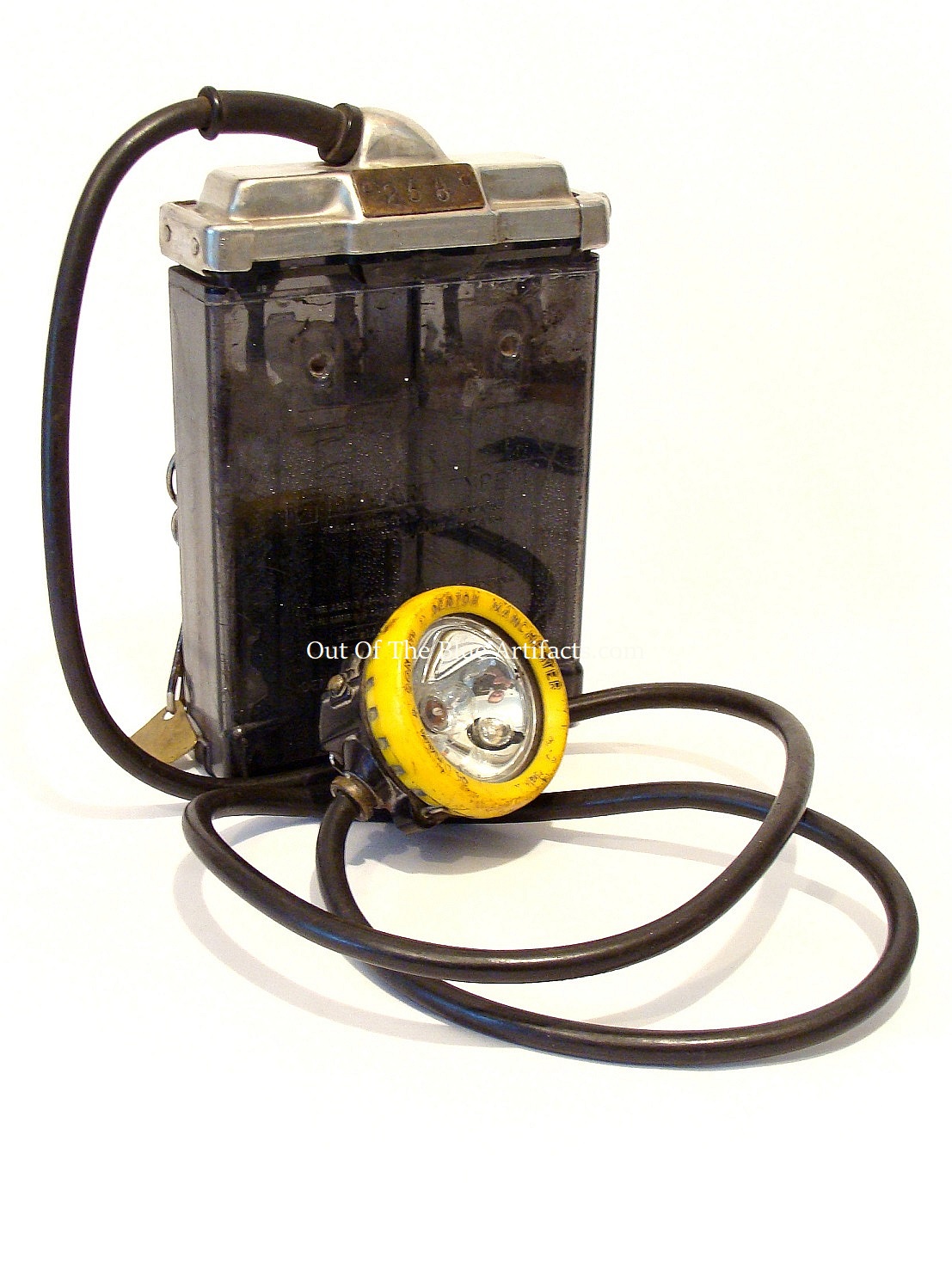 Miners Battery – Cap Lamp – Out Of The Blue Artifacts