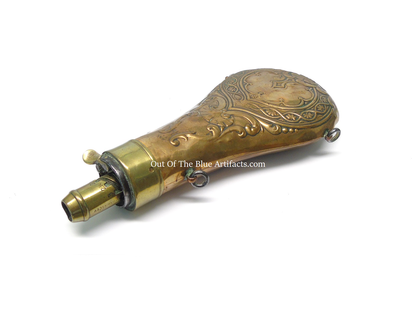 Musket Shot Flask – Out Of The Blue Artifacts