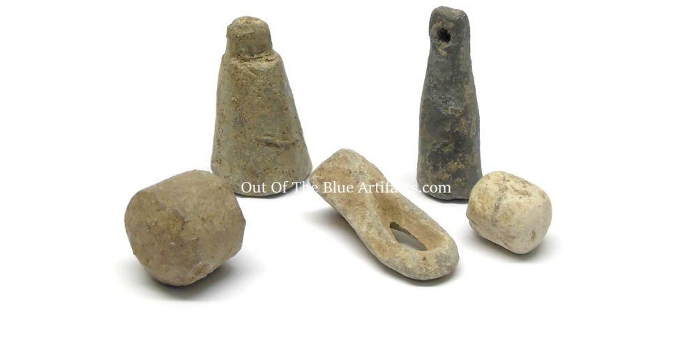 Roman or Medieval Lead Trade Weights – Out Of The Blue Artifacts