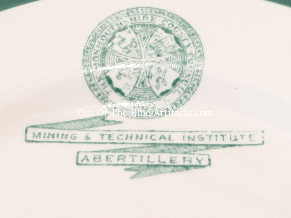 An Abertillery Mining School Plate – Out Of The Blue Artifacts