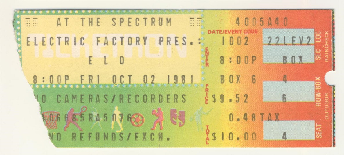 The Electric Light Orchestra – Time Tour 1981-82 – Out Of The Blue ...