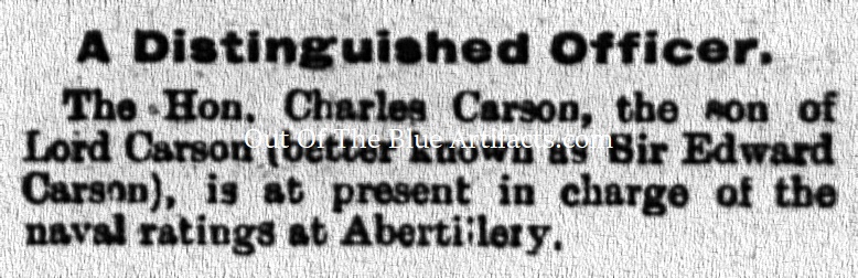 The Day The Navy Came to Abertillery – Out Of The Blue Artifacts