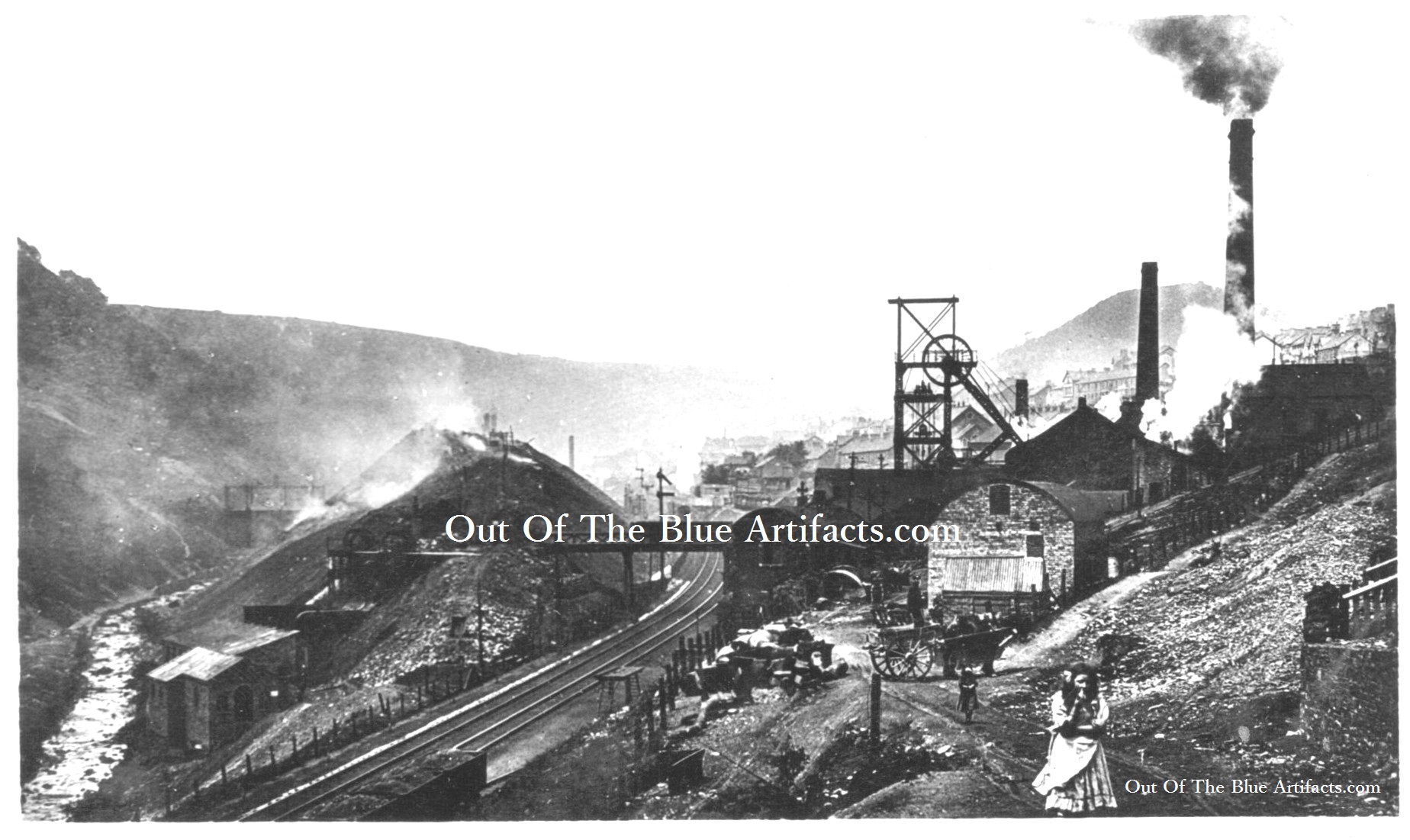 The Vivian Colliery Waste Tip Fire – Out Of The Blue Artifacts