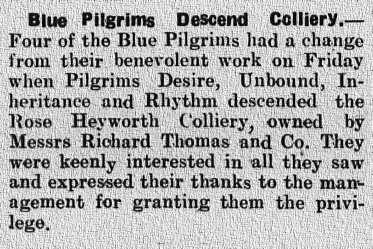 The Pilgrim’s Garden Blaina – The Story of the Blue Pilgrim’s – Out Of ...