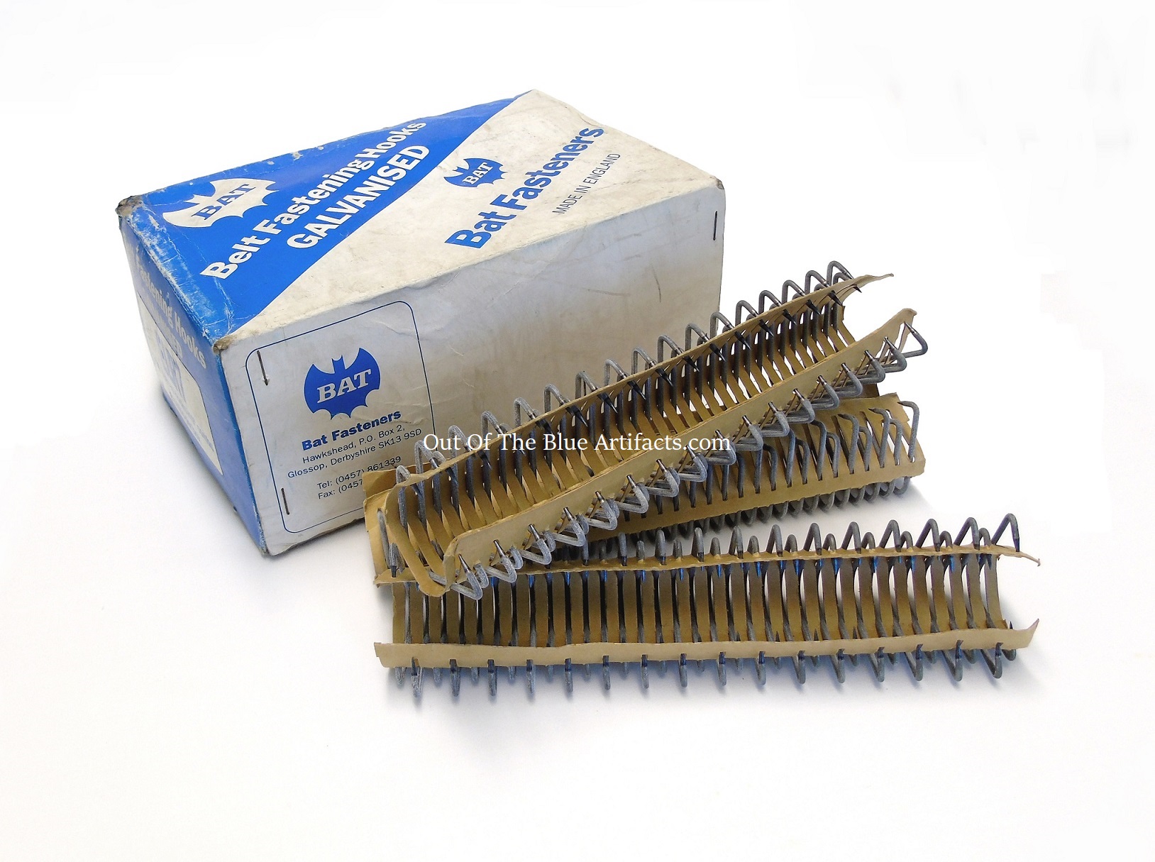 A Box of Conveyor Belt Clips – Out Of The Blue Artifacts