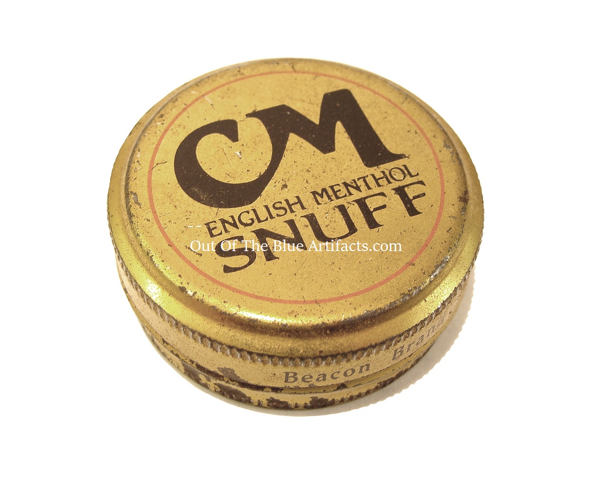 C M Snuff Tin – Out Of The Blue Artifacts