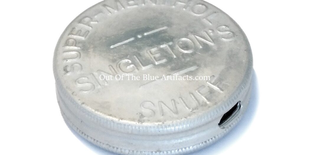 Singleton’s Snuff Tin – Out Of The Blue Artifacts