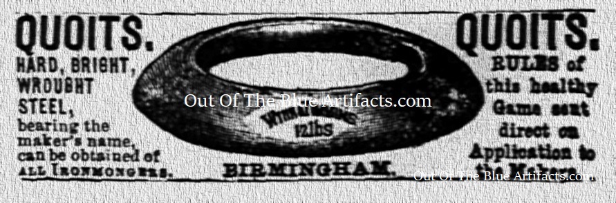 The History of Quoits in the Valley’s – Out Of The Blue Artifacts