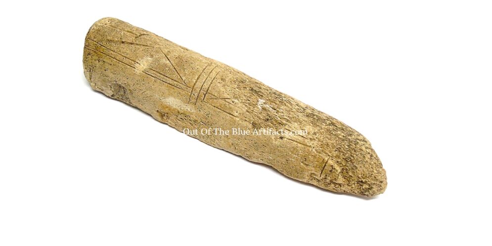 A Carved Bone Spear Point – Out Of The Blue Artifacts