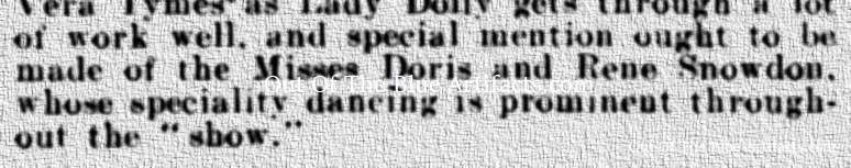 Doris Snowdon – Out Of The Blue Artifacts