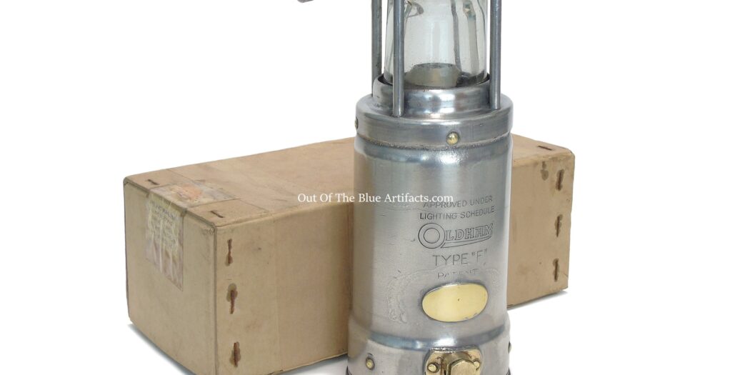 Oldham Miners Lamp – Type F – Out Of The Blue Artifacts