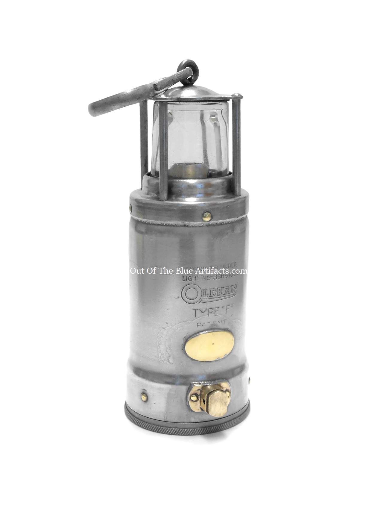 Oldham Miners Lamp – Type F – Out Of The Blue Artifacts