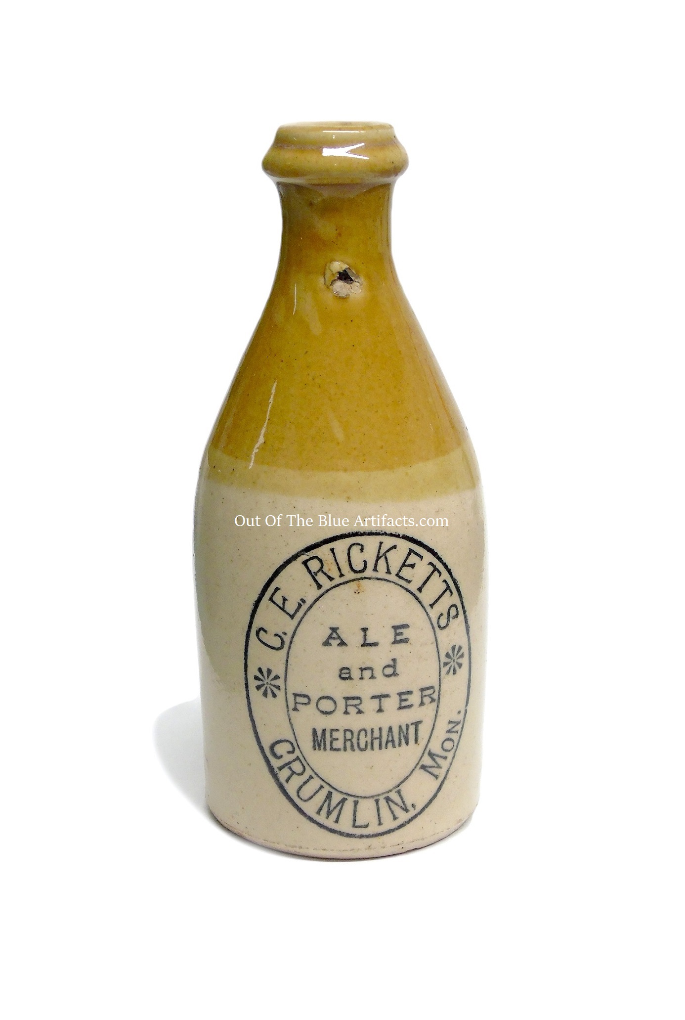 Mr C. E. Ricketts – Crumlin Monmouthshire – Out Of The Blue Artifacts