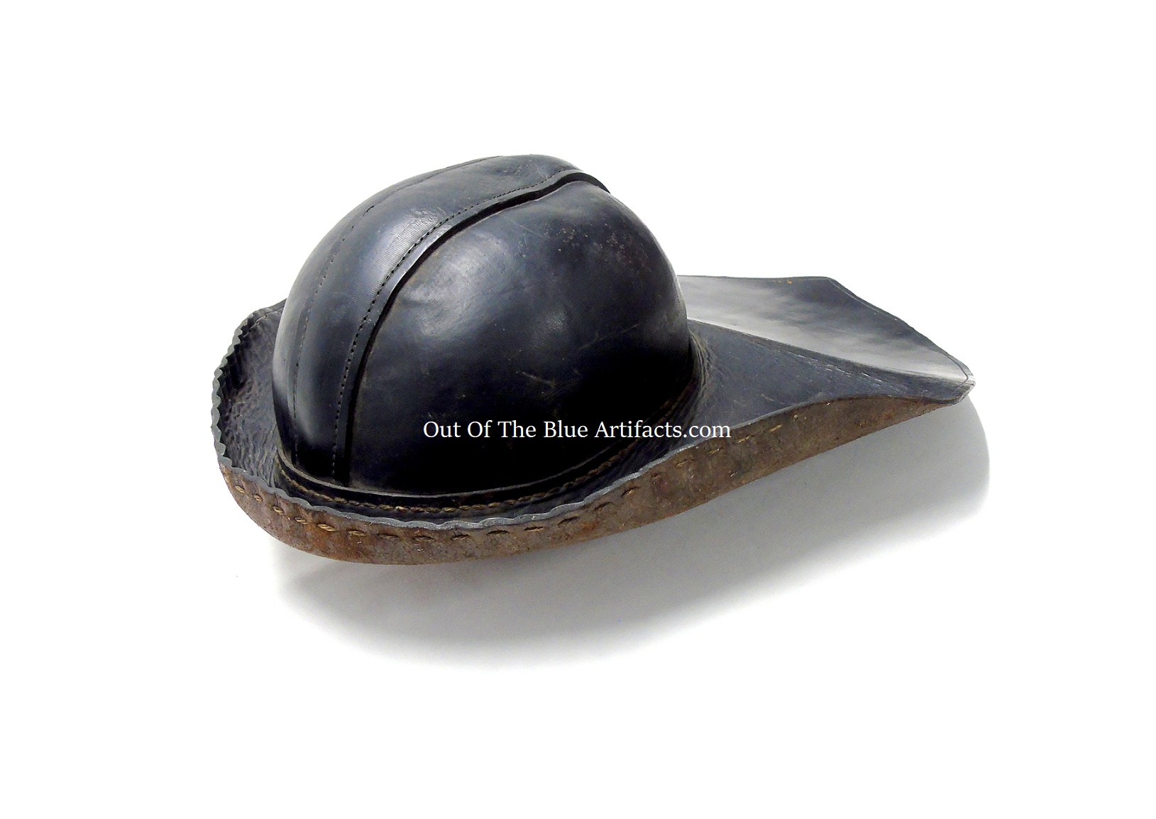 A Leather Pit Sinkers Helmet – Out Of The Blue Artifacts